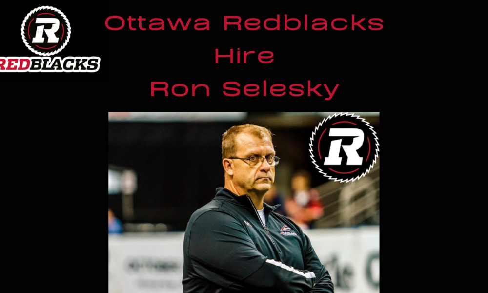 Redblacks Tap Ron Selesky, and his 35 years of Experience