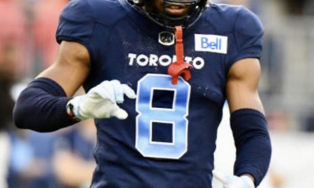 The Toronto Argonauts Re-Sign Starting DB DaShaun Amos