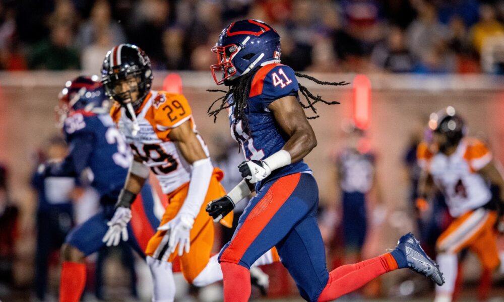 Montreal Alouettes Re-Sign Special Teams Specialist Kerfalla Exume And ...
