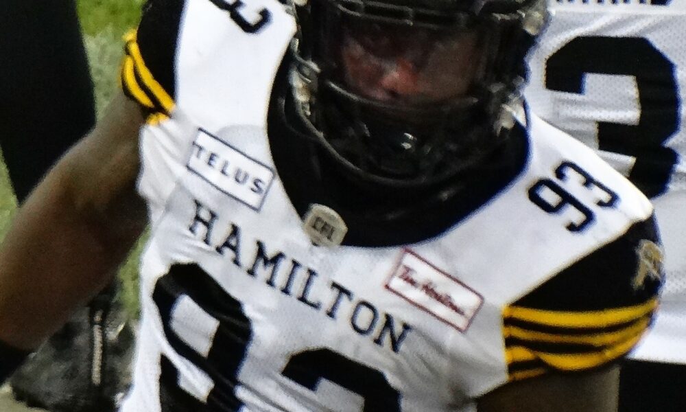 American Defensive End Malik Carney Re-Signs With Hamilton Tiger-Cats
