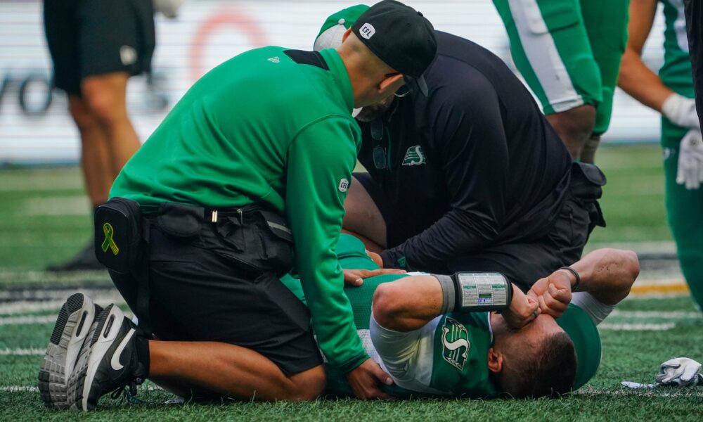 Roughriders Quarterback Trevor Harris Out Due to Knee Injury, Mason ...