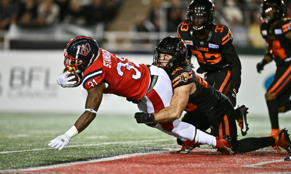 CFL Result: BC Lions Outmuscle Montreal Alouettes 34-25 in OK Tire ...