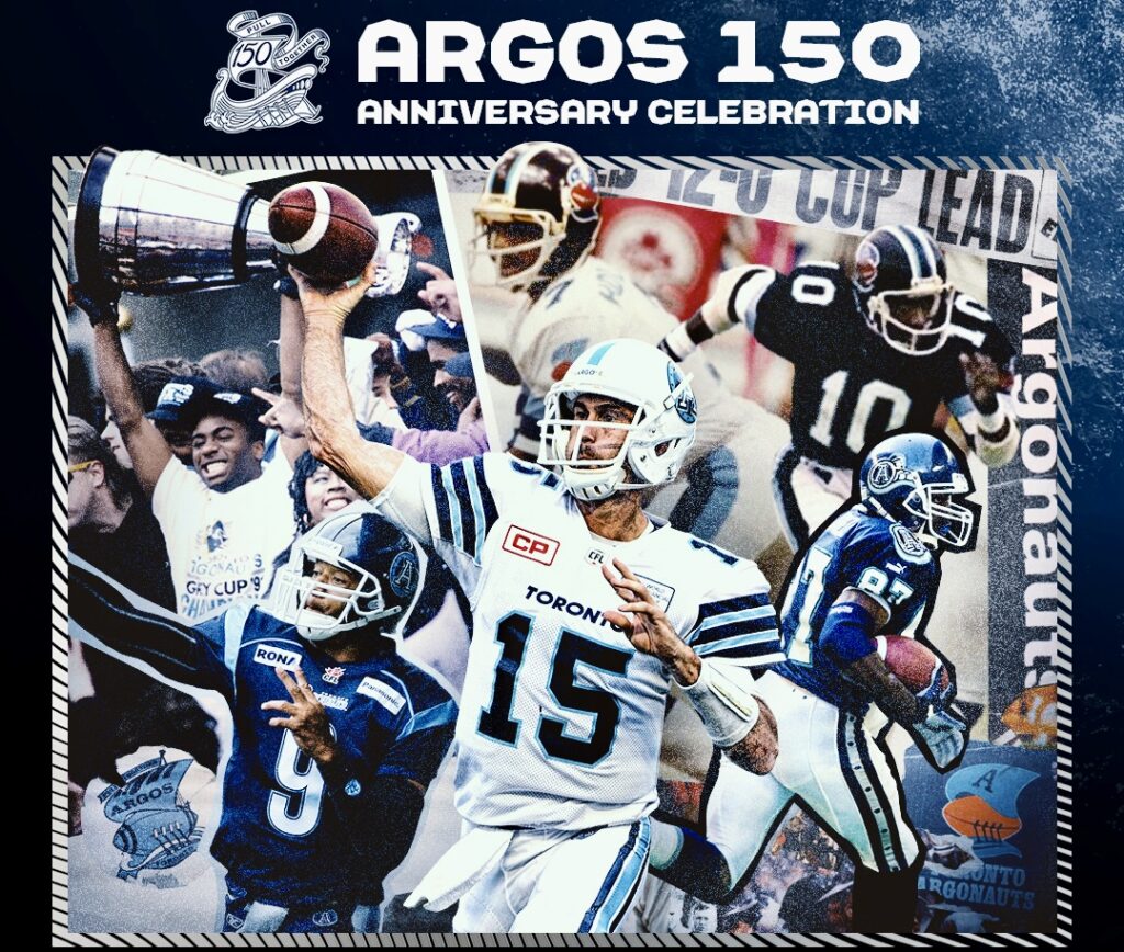 Toronto Argonauts Celebrating 150th Anniversary This Week, Team Also ...