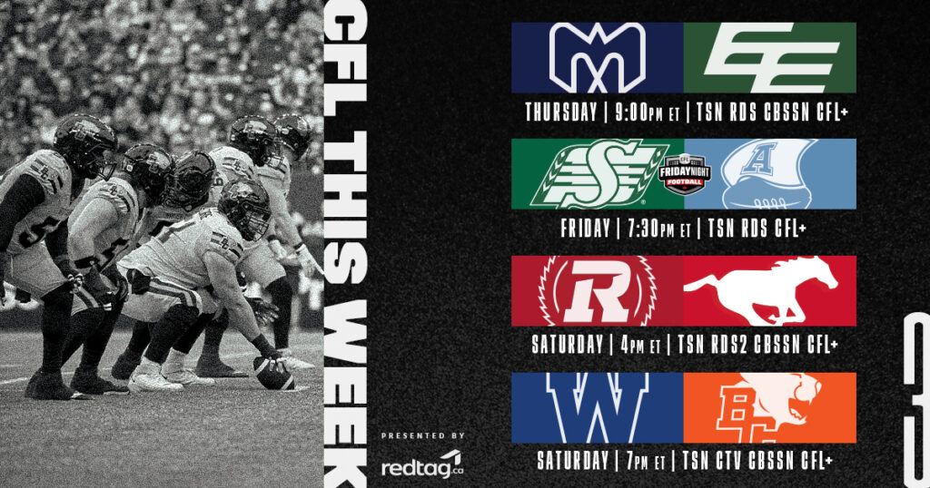 CFL Schedule Today June 19th, 2025: Montreal Alouettes vs Edmonton Elks ...
