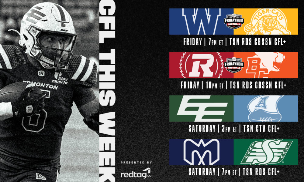 CFL Schedule Today September 12th 2025: Winnipeg vs Hamilton, Ottawa vs ...