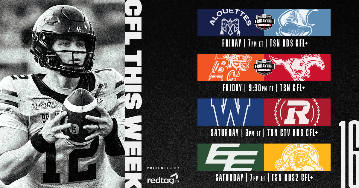 CFL Schedule Today September 20th 2025: Winnipeg vs Ottawa, Edmonton vs ...