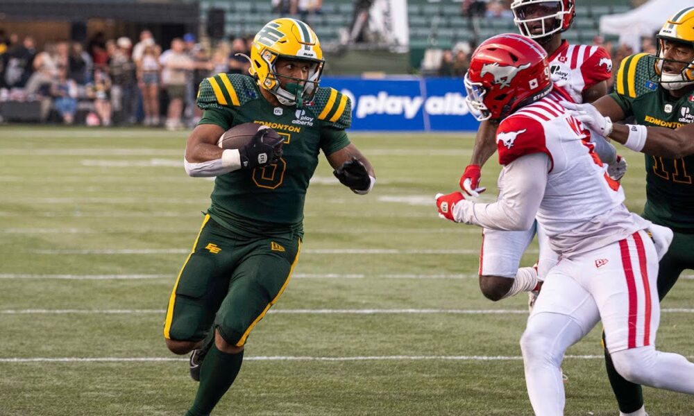 CFL Scores Today: Calgary Stampeders 19, Edmonton Elks 31 – Rankin Powers Elks in Labour Day Rematch