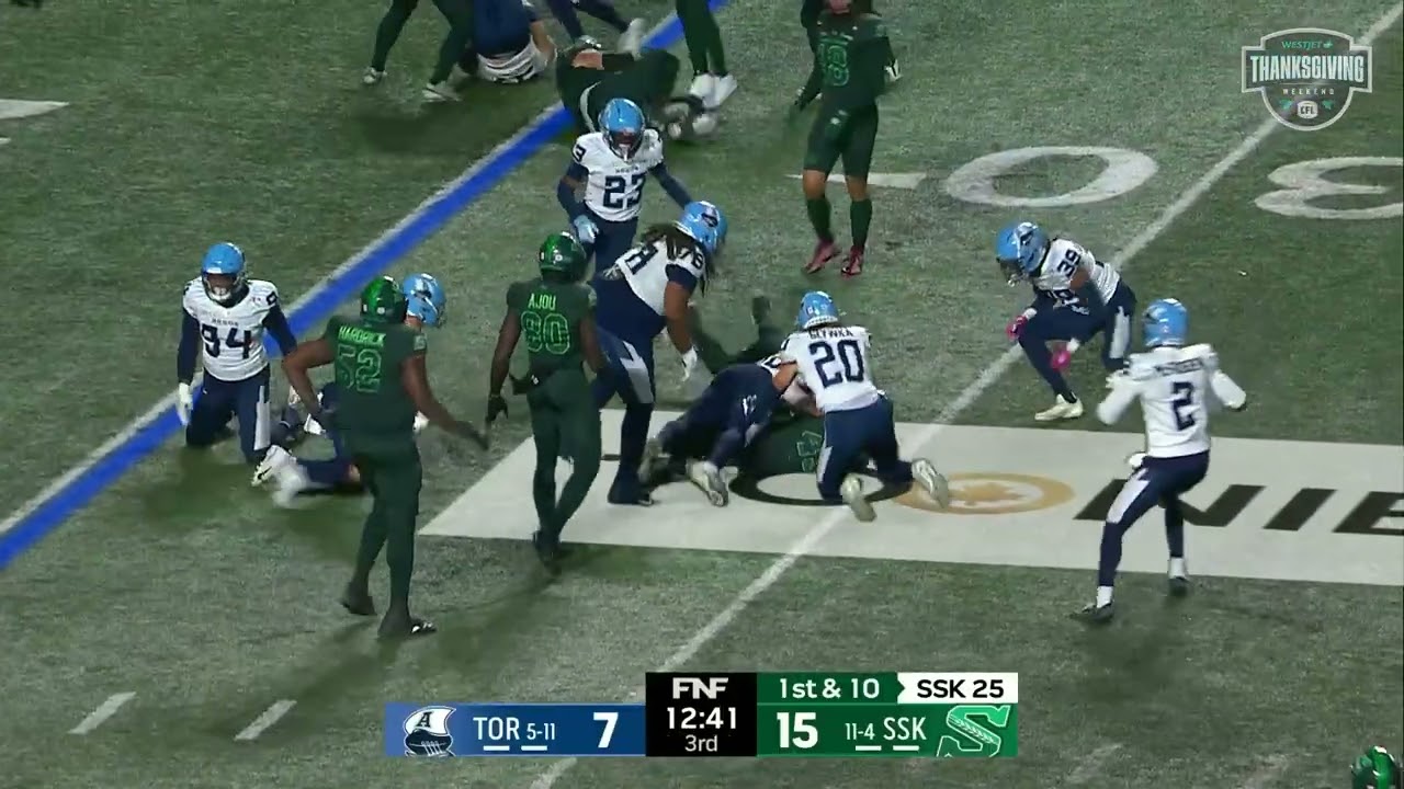 CFL Scores Today: Saskatchewan Roughriders 27, Toronto Argonauts 19 – Riders Clinch West ...