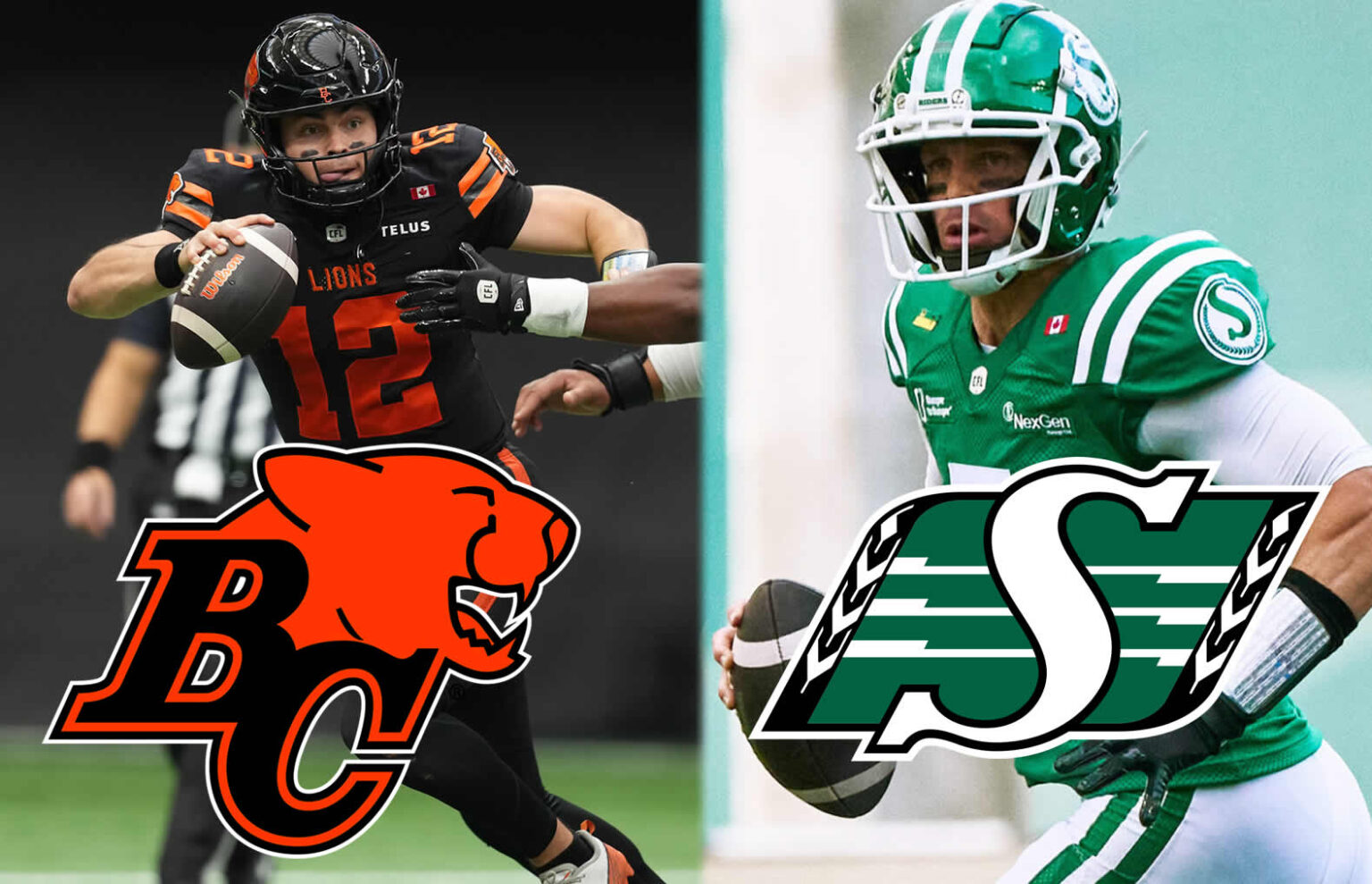 BC Lions (11-7) Western Final Preview vs Saskatchewan Roughriders (12-6 ...