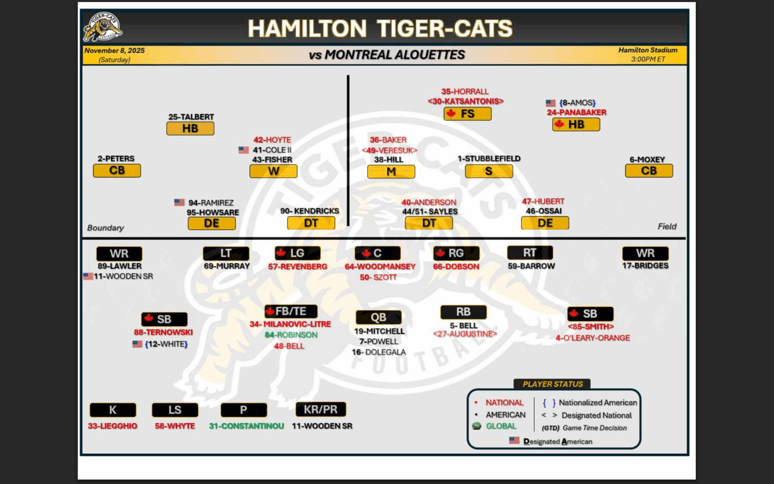 Battle at The Hammer: Tiger-Cats vs. Alouettes for CFL Glory