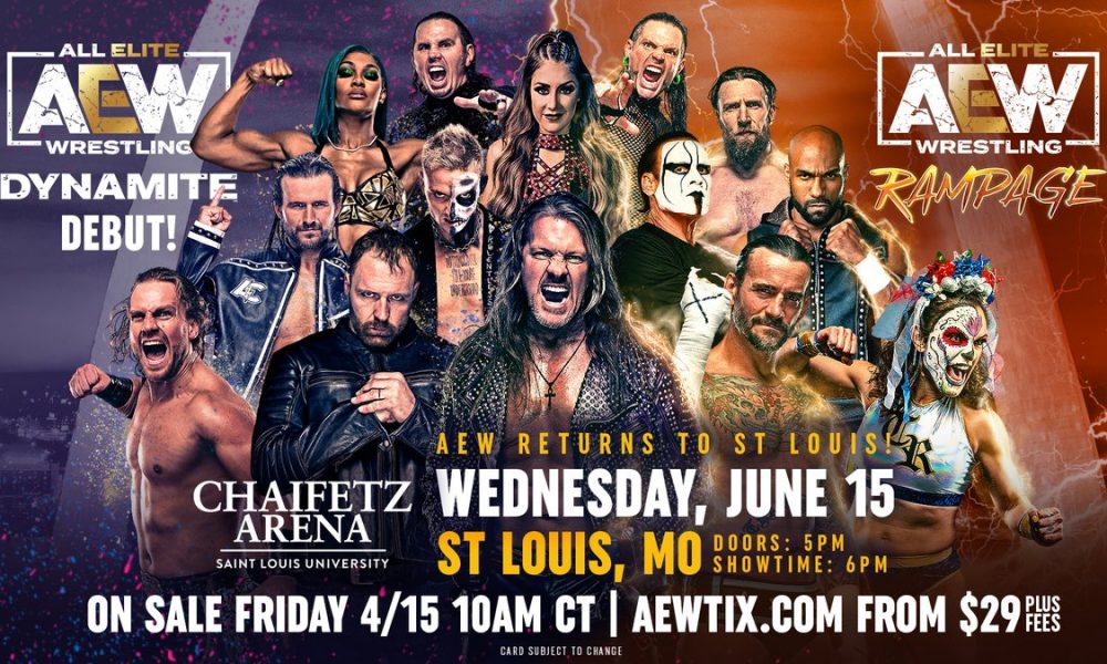 AEW Heading To St. Louis, Missouri For Dynamite And Rampage
