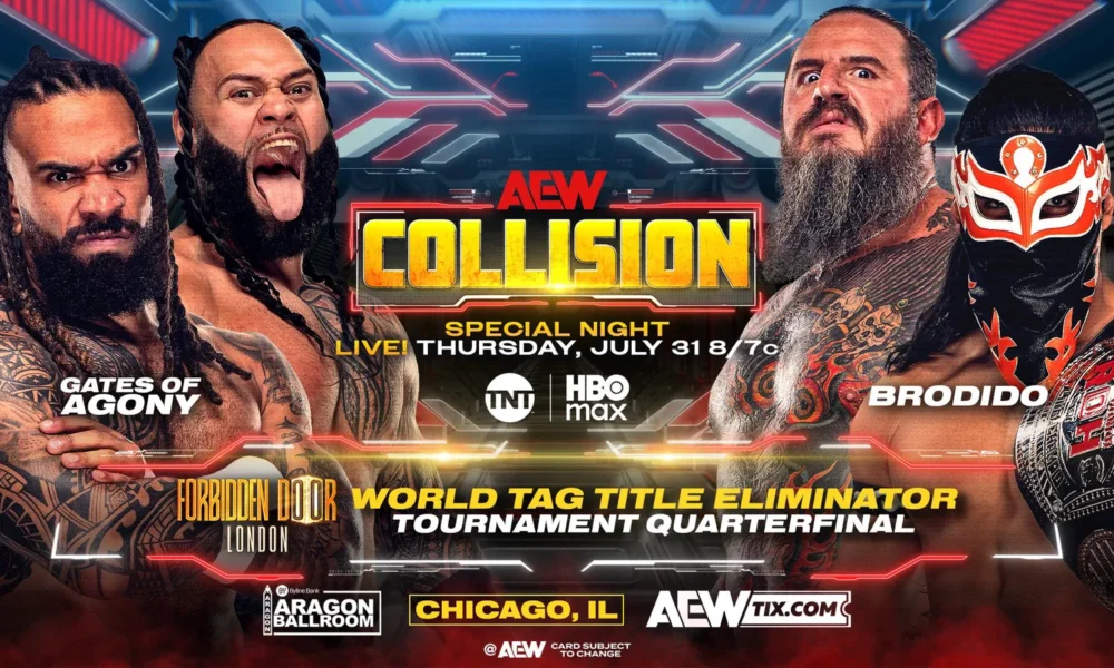 TNT Championship Chicago Street Fight Headlines Final AEW Collision ...