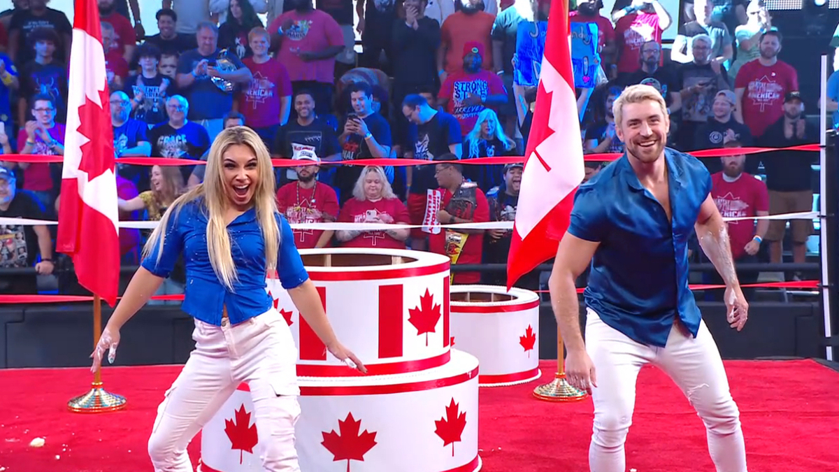 Joe Hendry And Thea Hail Target AAA Mixed Tag Titles At NXT Gold Rush After Cake Chaos