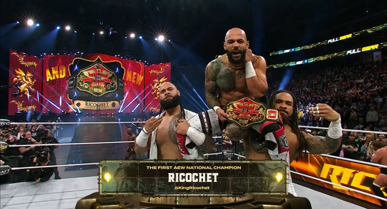 Ricochet Passes First Championship Tests With Flying Colors As AEW ...