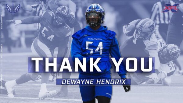 Pittsburgh Steelers Sign BattleHawks DE Dewayne Hendrix