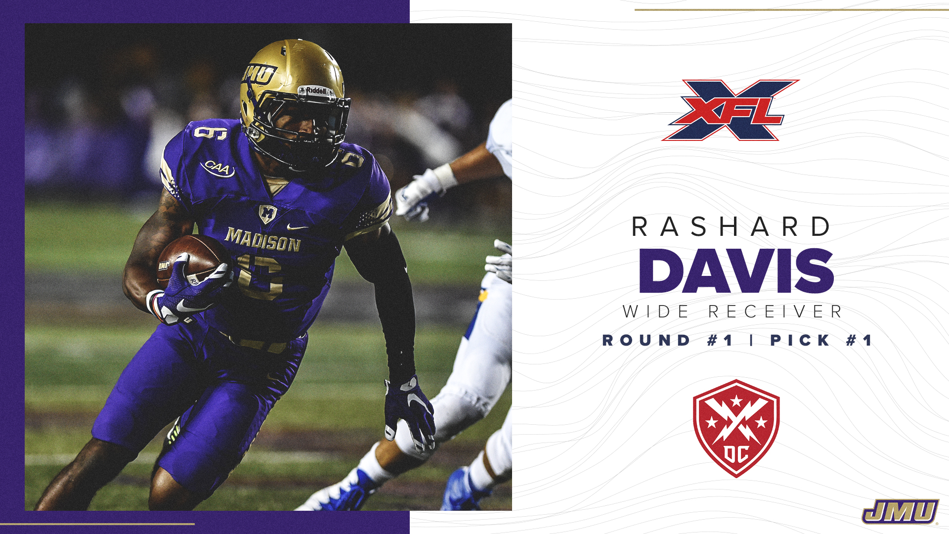 Why Rashard Davis, 2020 #1 Overall XFL Draft, Choose The NFL