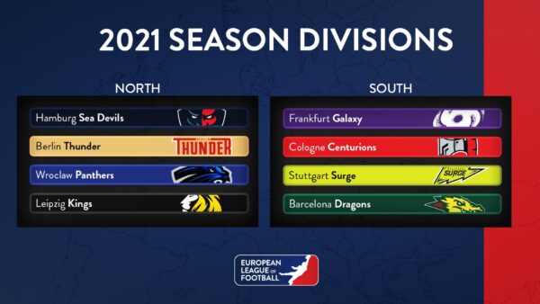 The European League of Football (ELF) Releases Divisions, Schedule for 2021