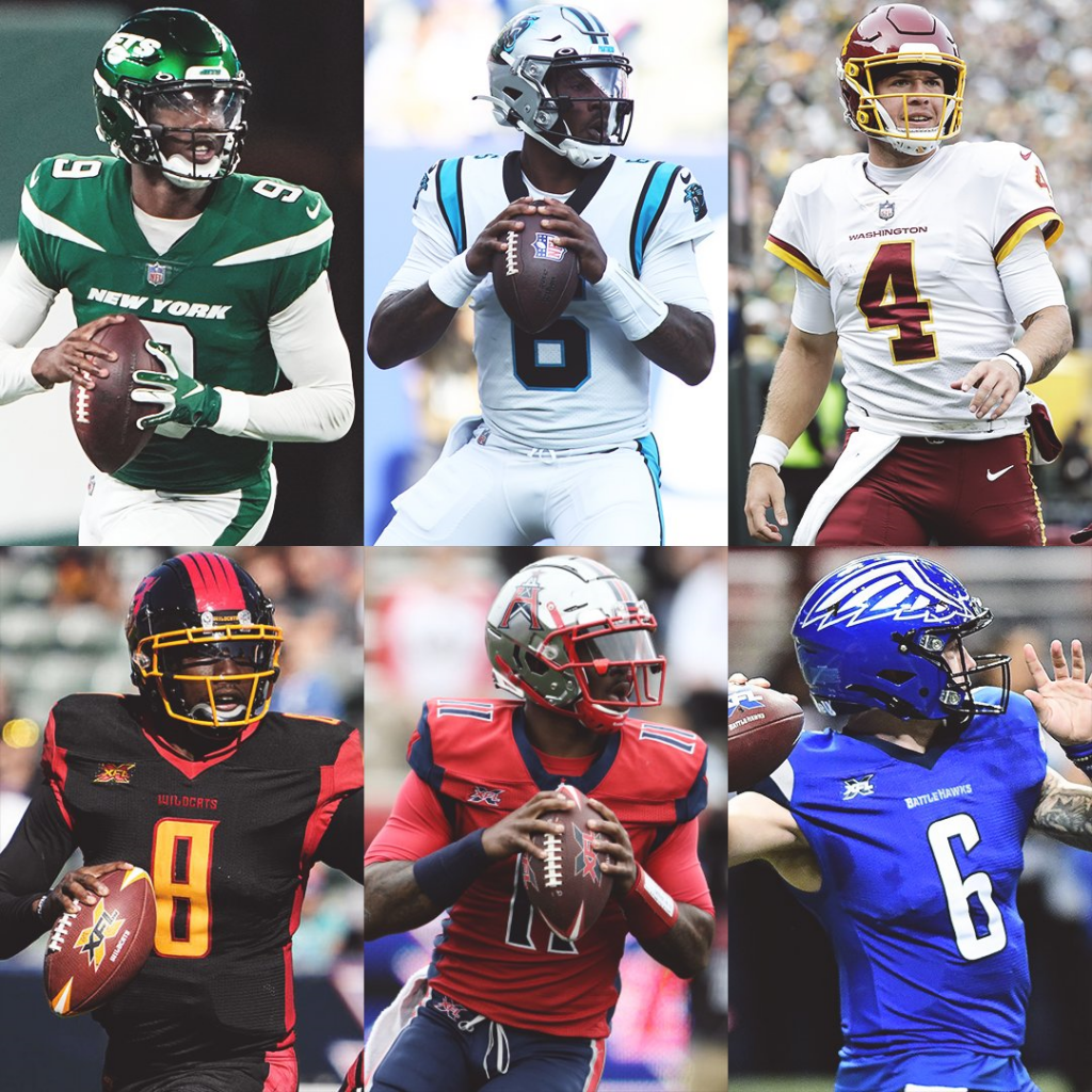 Several XFL QBs See Action In Week 8 Of NFL Season