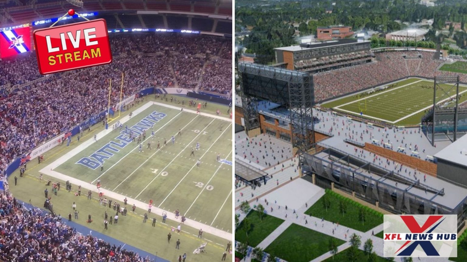 XFL & The Dome Are Talking, USFL To Use Lasers, Birmingham Hub City