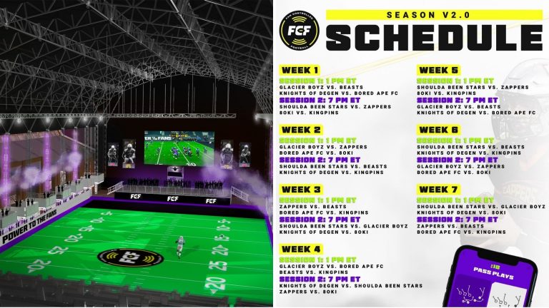 PR: Fan Controlled Football (FCF) v2.0 Schedule & Gameday Package ...