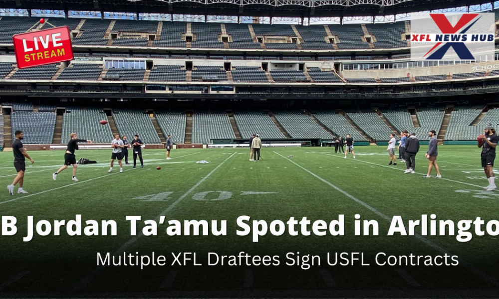 QB Jordan Ta’amu Spotted in Arlington, Multiple XFL Draftees Sign USFL ...