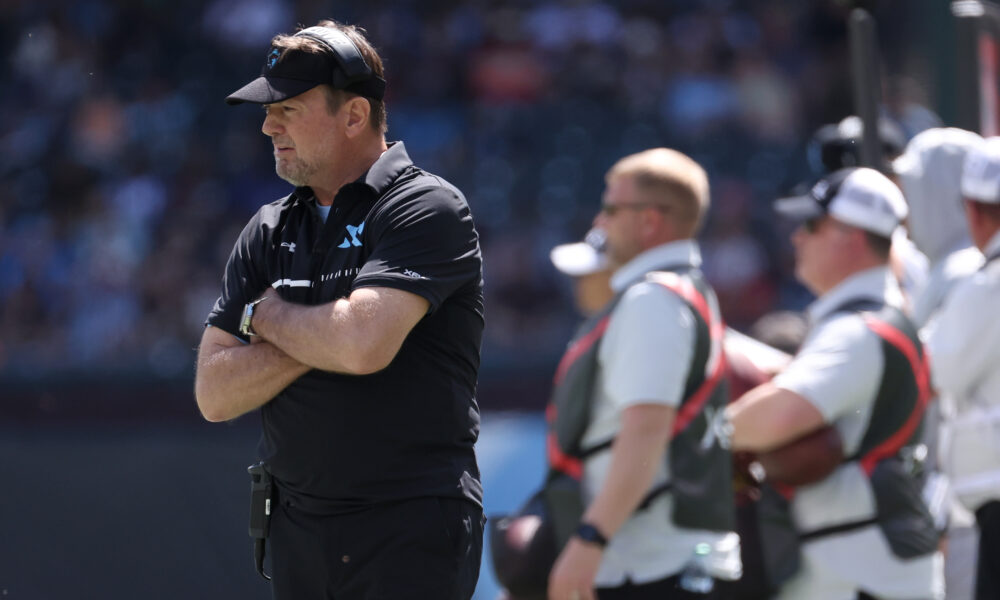 Renegades Coach Bob Stoops on QB Changes, QB Luis Perez’s Status ...