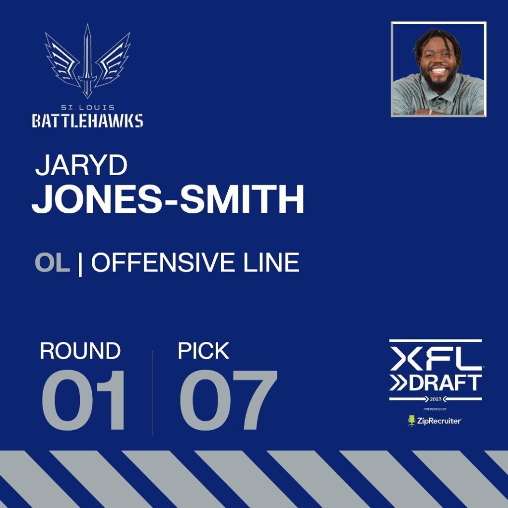 Offensive Tackle Jaryd Jones Smith Suspended 2 Games For Battlehawks