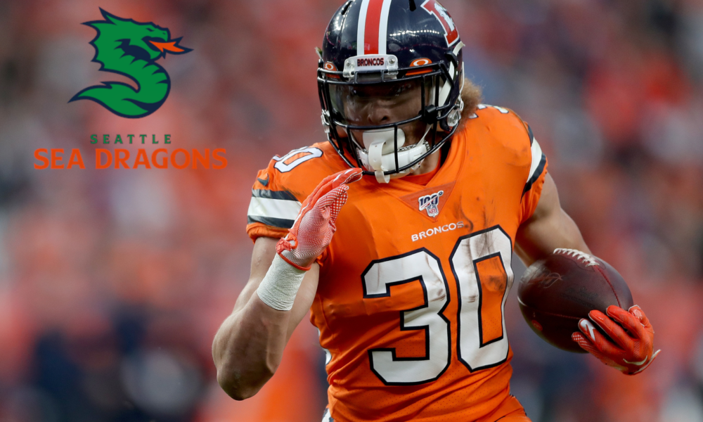 Seattle Sea Dragons Sign Former NFL Running Back Phillip Lindsay