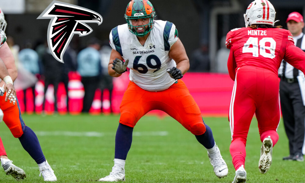 Seattle Sea Dragons OT Barry Wesley Signs With Atlanta Falcons