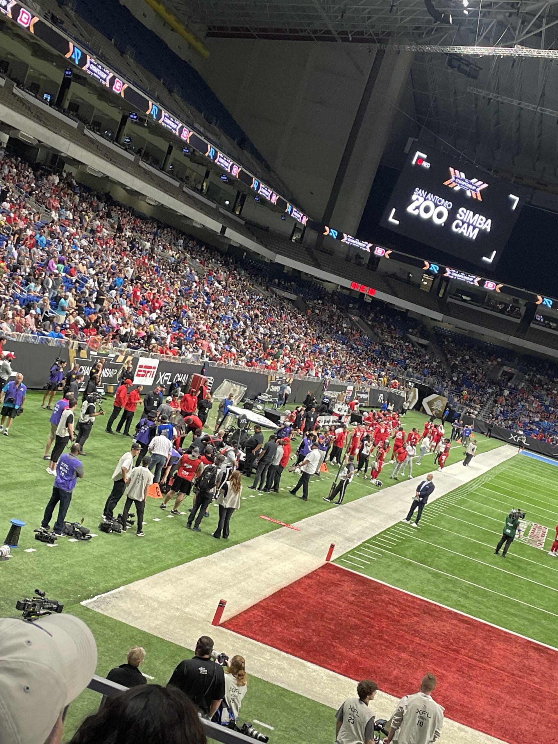XFL Photographer Released From Hospital After Scary Collision During ...