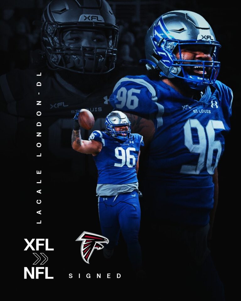 Falcons Sign LaCale London to 53-Man Roster