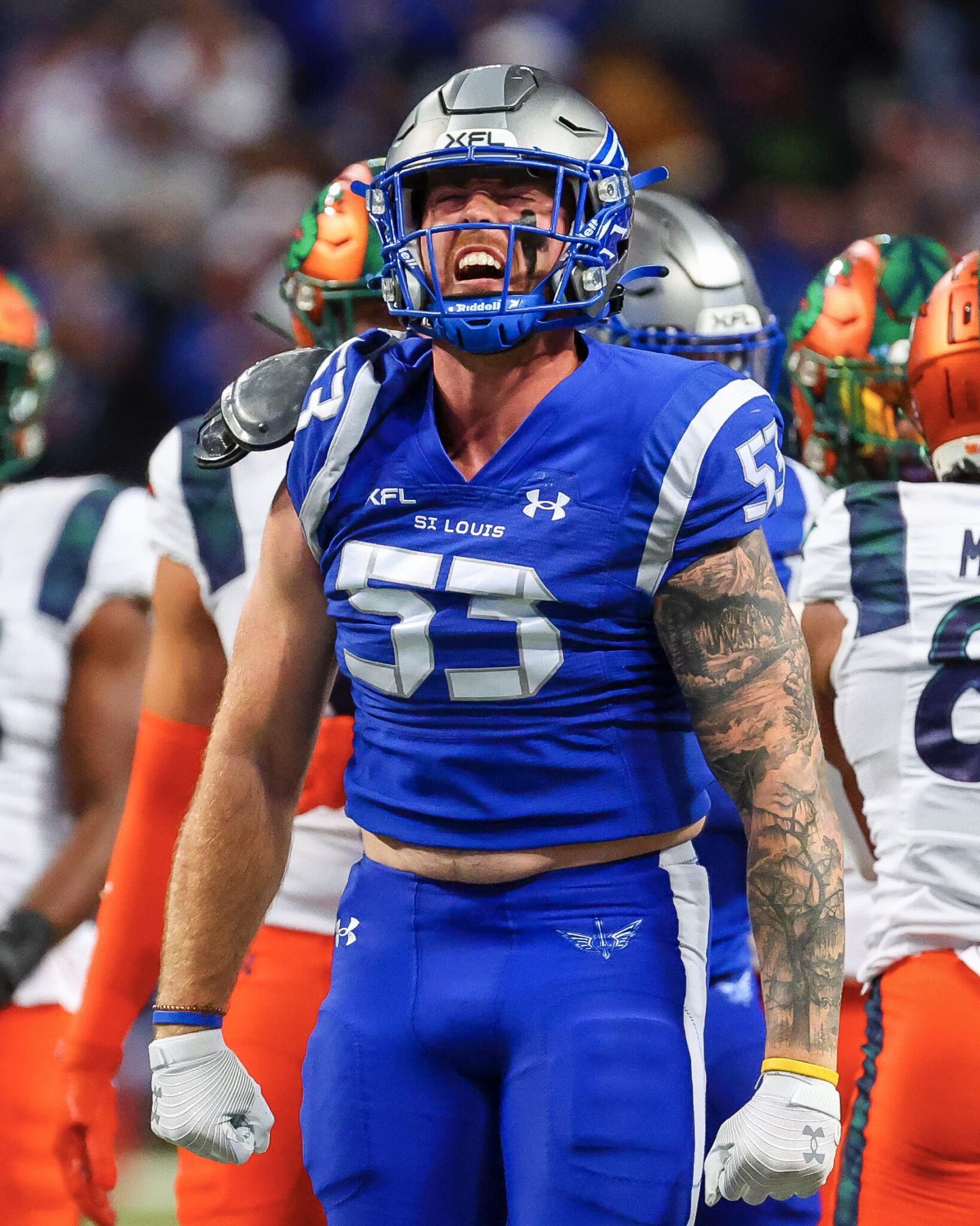 Battlehawks Retain Carson Wells for 2024, As LB Signs LOI